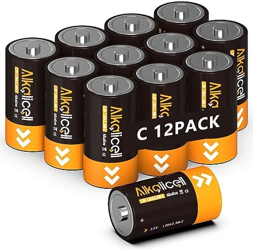 Amazon.com: C Cell Batteries, C Batteries LR14 Heavy Duty Batteries ...