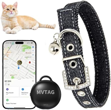 Cat Collar with Tracker GPS- Unlimited Range/Tracking Device/Lost Mode ...