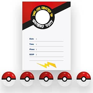 SEFFY Birthday Invitations with Envelopes and Stickers, Birthday Party ...