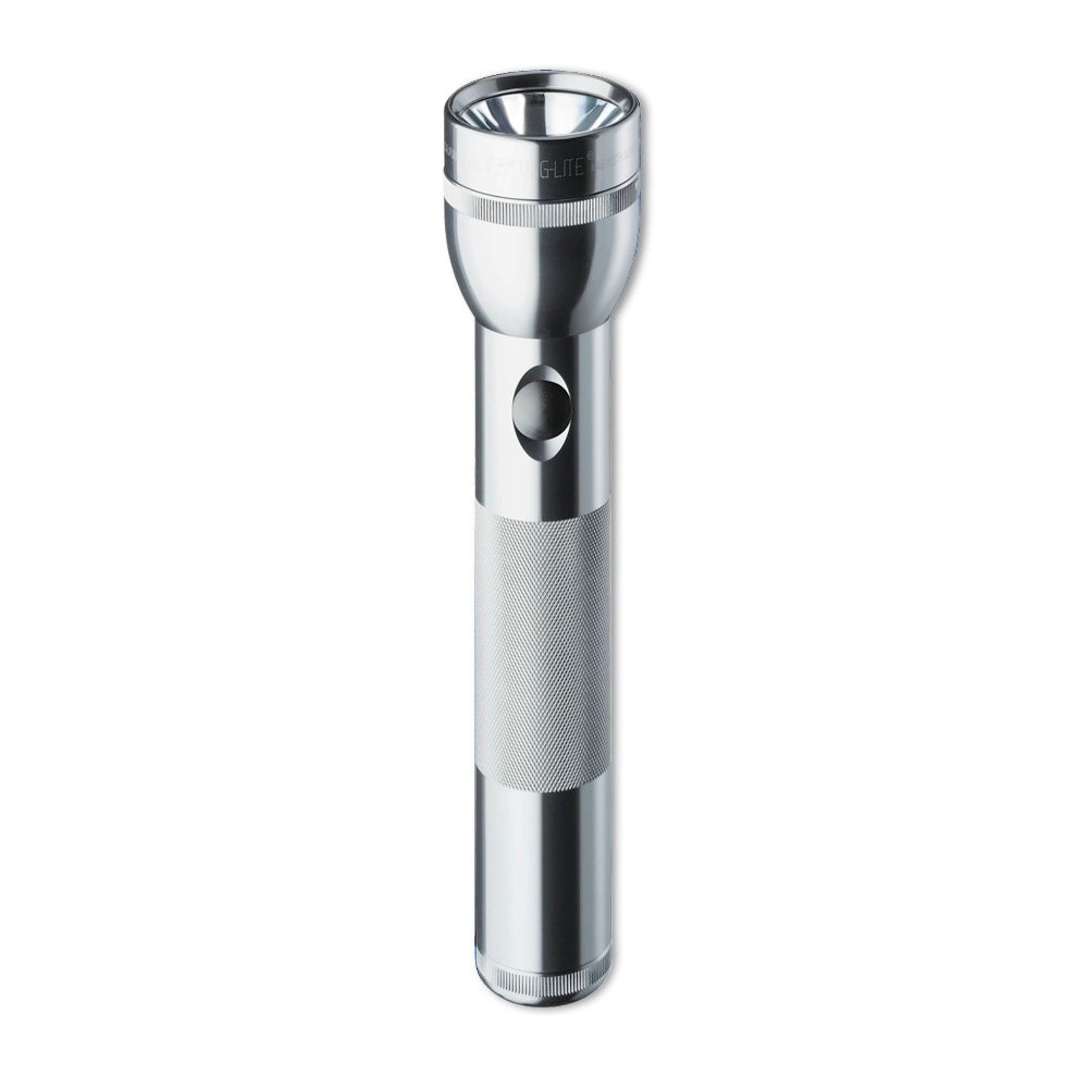 2 Cell D Mag-Lite® Flashlight S2D105, Silver - Amazon.com