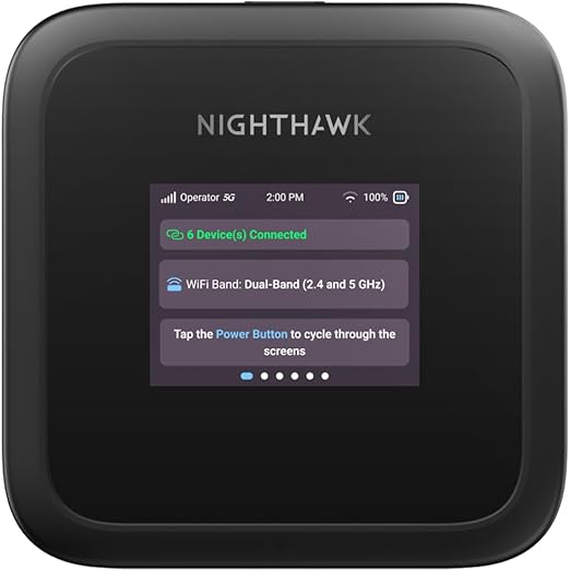 NETGEAR Nighthawk M3 – 5G Mobile Router with WiFi 6, up to 2.5Gbps ...