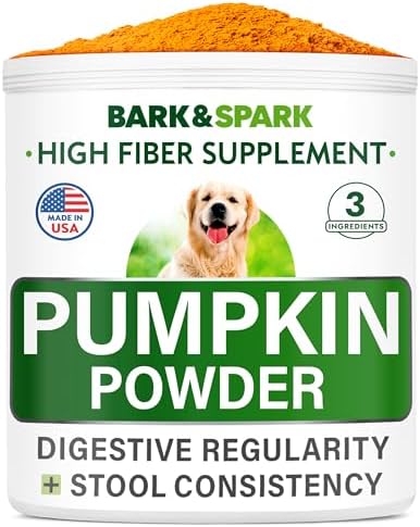 Amazon.com : BARK&SPARK Pumpkin for Dogs - Pumpkin Fruit and Seed Powder - Powdered Fiber ...