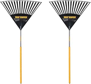 Amazon.com : True Temper Poly Leaf Rake, Pack of 2 : Patio, Lawn & Garden