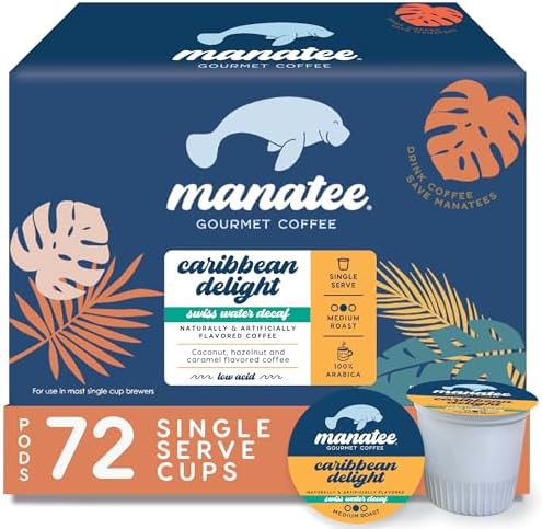 Amazon.com: Manatee Gourmet Single Serve Coffee Pods for Keurig K-Cup ...