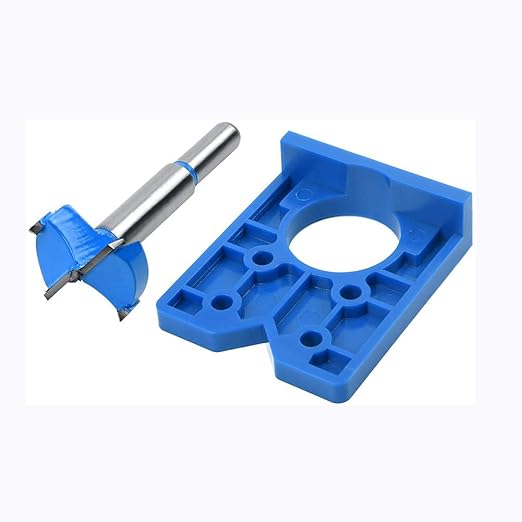 SYWAN Concealed Hinge Drilling Jig with 35mm Concealed Hinge Jig Bit ...
