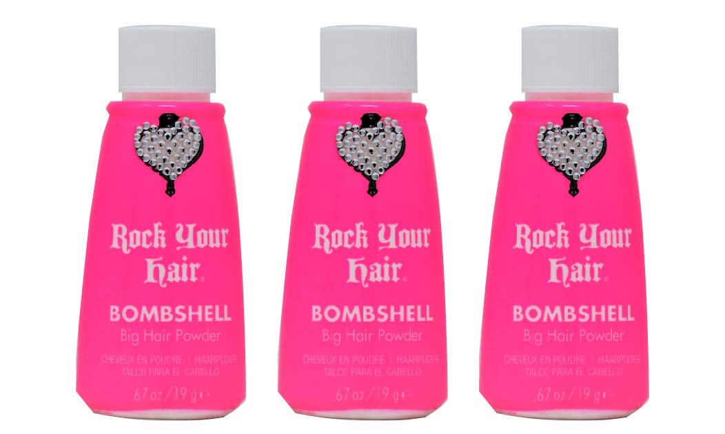 Amazon.com : Rock Your Hair Bombshell Big Hair Powder, 0.67 Ounce (Set ...