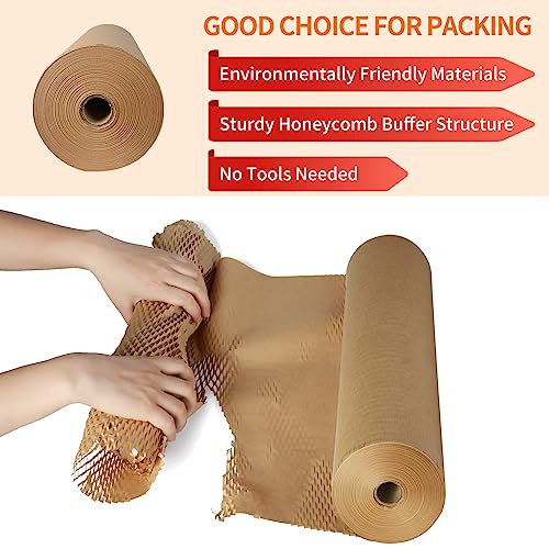 Snapklik.com : GZGDLJQ Honeycomb Packing Paper, 18 X 200 Packing Paper ...