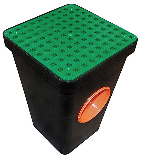 Two Hole Drain Sump w/Grate, Blk, Plastic: Amazon.com: Tools & Home ...