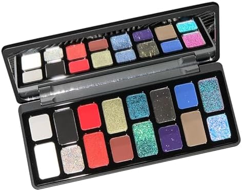 Amazon.com : Smokey Eyeshadow Makeup Palette, 16 Colors Cool Toned ...