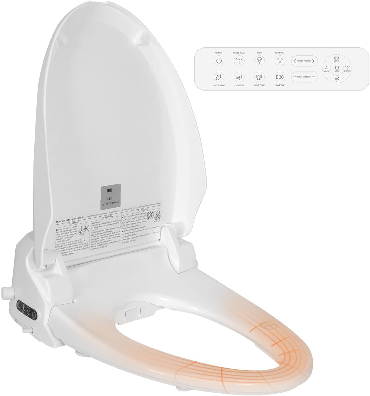 EISL Dusch WC-Sitz Aufsatz (kein Stromanschluss für die Dusch Funktion ...