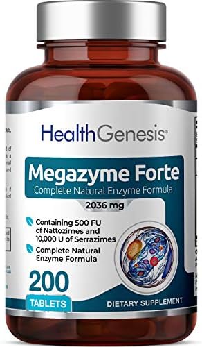 Amazon.com: biophix Megazyme Forte 200 Tablets - Natural Plant ...