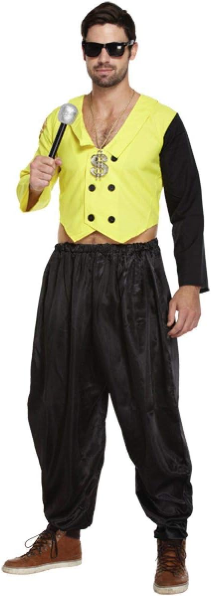 Emmas Wardrobe 1980’s Mens Rapper Fancy Dress Costume (Men: Large ...