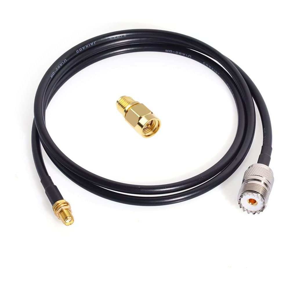 Amazon.com: Woostars Ham Radio Antenna Adapter Cable SMA Female to UHF SO239 Female RG58 Coaxial ...