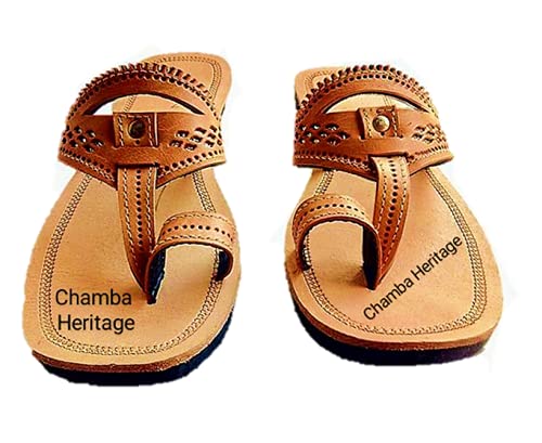 Chamba Chappal Genuine Leather Slipper/Sandal/Jutti 02: Buy Online at ...