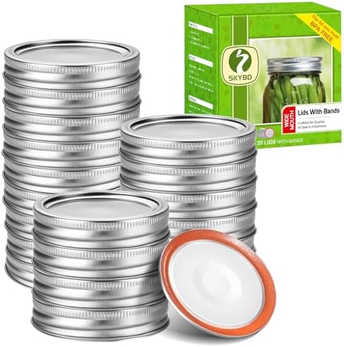Amazon.com: Canning Lids 150Pcs Lids for Canning Split-Type Lids Leak ...