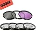 Amazon.com : 52mm 7PC Filter Set for Nikon D3100, D3200, D3300, D5100 ...