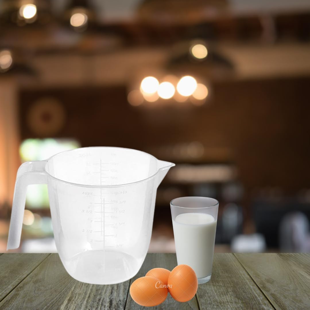 Small Measuring Jug Plastic Lightweight Kitchen Measuring Jug Set Of 3 ...