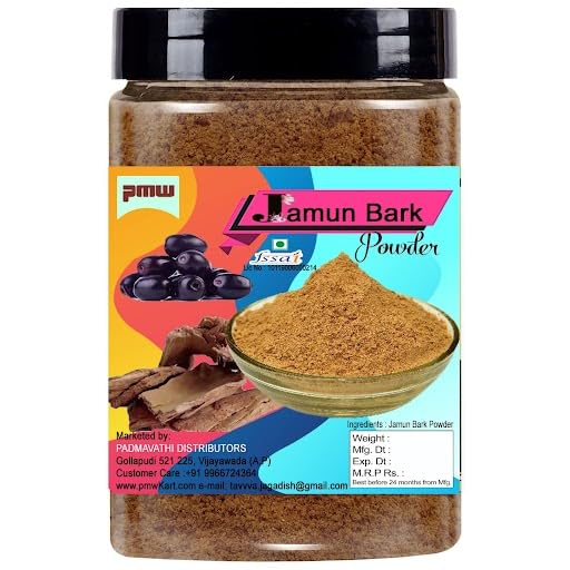 Buy PMW - Jar Pack - Jamun Tree Bark Powder - Jamun Chaal Powder - 100 ...