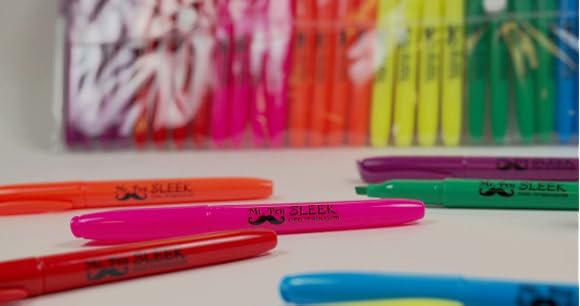 Amazon.com : Zebra WKCR1-7C Highlighter, Optex Care, 7 Colors : Office Products