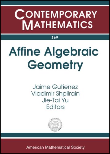 Buy Affine Algebraic Geometry: Special Session On Affine Algebraic ...