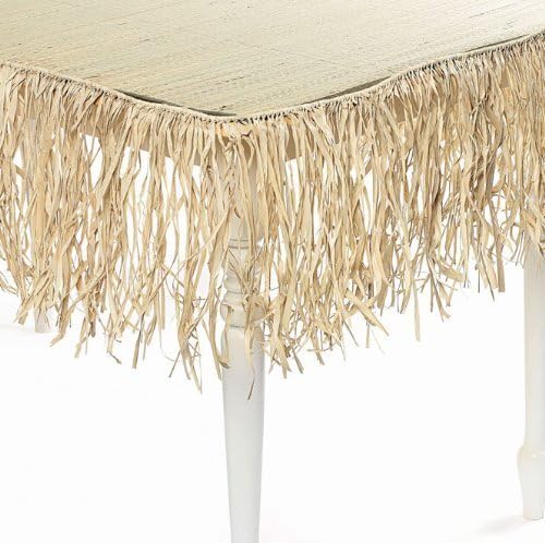 Amazon.com: Natural Raffia Fringe Decoration (1 pc) : Health & Household