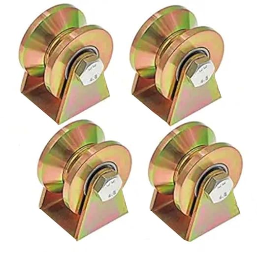Caneuf V Groove Wheel, Steel Heavy Duty Caster Wheels Sliding Gate ...