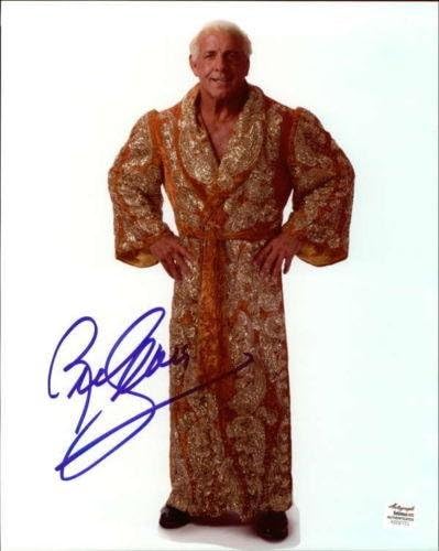 Ric Flair Wrestler Signed Photo 8x10 Gold Robe Ar Coa Id:21408 ...