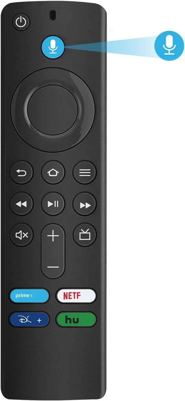 Replacement Voice Remote (3rd Gen) with TV Controls fit for Fire Smart ...