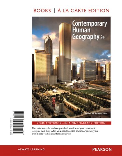 Contemporary Human Geography + MasteringGeography With Pearson eText ...