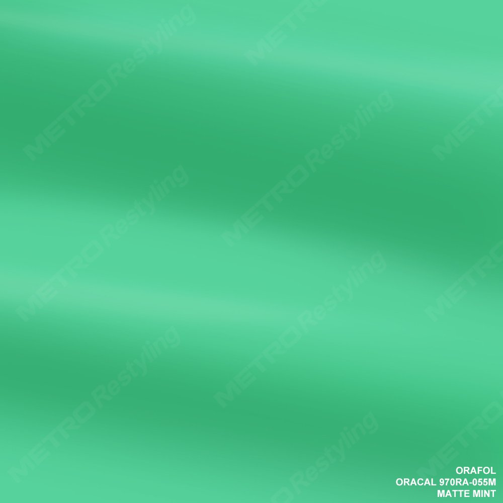 Buy Oracal 970RA-055M MATTE MINT 5ft x 60ft (300 Sq/ft) Vinyl Car Wrap ...