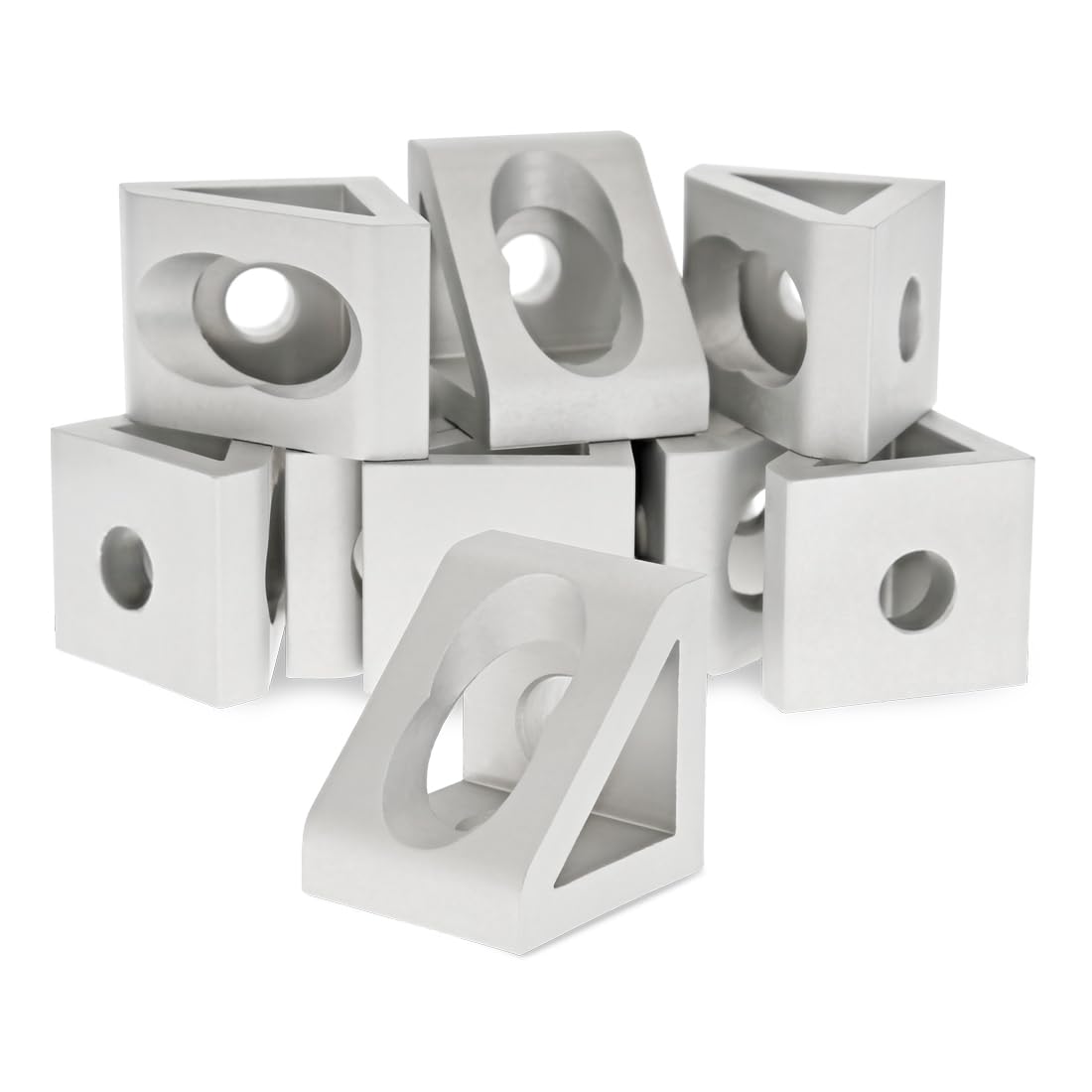 Amazon.com: 8020, 4132, 10 Series, 2 Hole Aluminum Inside Corner Gusset ...