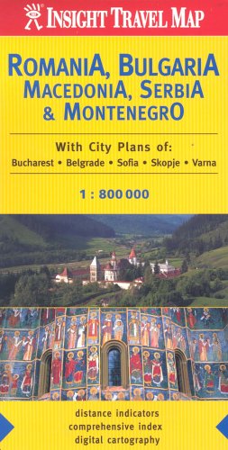 Romania and Bulgaria Insight Travel Map: 9789812581044: Amazon.com: Books