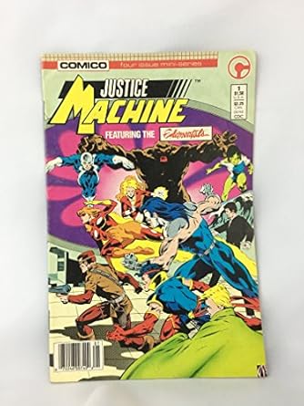 Amazon.com: Justice Machine Featuring the Elementals, Edition# 1 ...