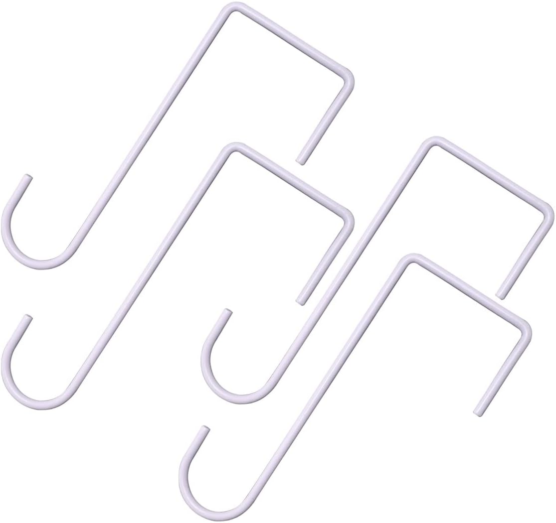 Amazon.com: MENG ZHI AO 4 PCS Heavy Duty White Plant Hangers Garden ...