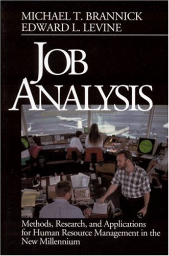 Buy Job Analysis: Methods, Research, and Applications for Human ...