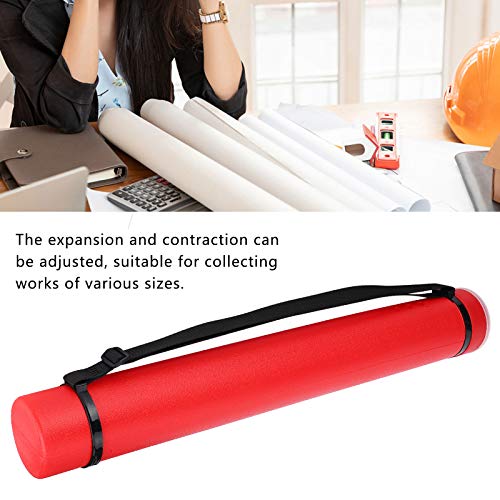 Document Storage Poster Tube, Drawing Tube Plastic Extendable Storage ...