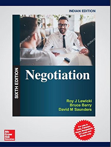 Negotiation, 6Th Edition: Lewicki: 9789387432314: Amazon.com: Books