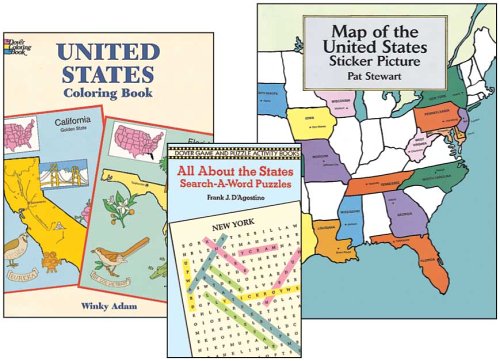 Learn About the States Activity Set: Dover: 9780486457161: Amazon.com ...