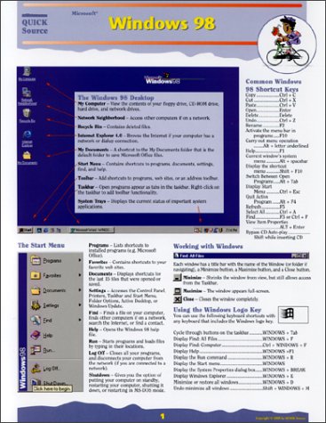Microsoft Windows 98 Quick Source Guide: Source, Quick: 9781930674226 ...