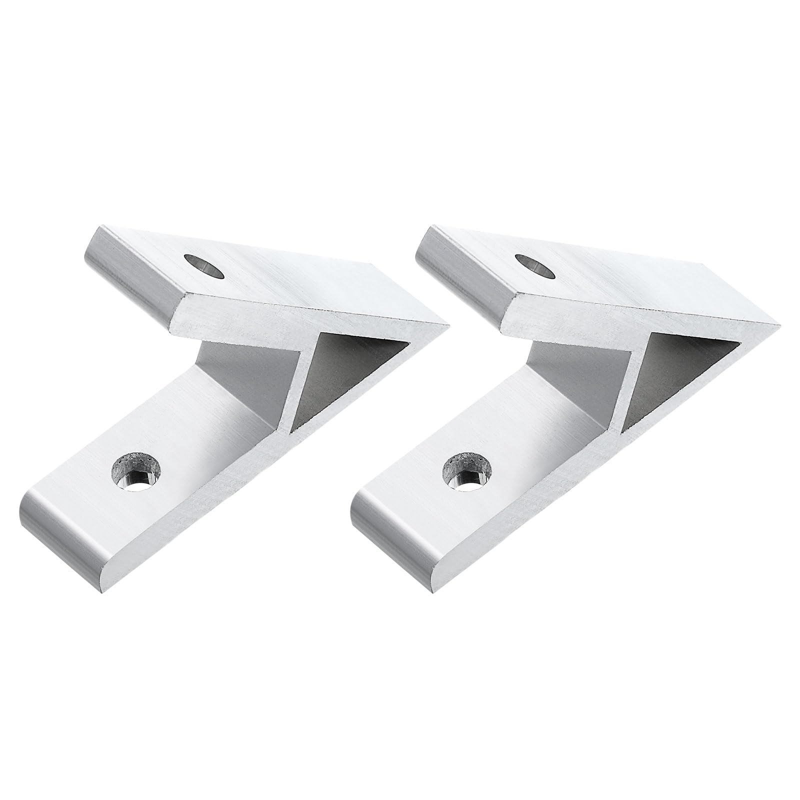 uxcell 2Pcs 45 Degree Angle Aluminum Profile Corner Brackets, Corner ...