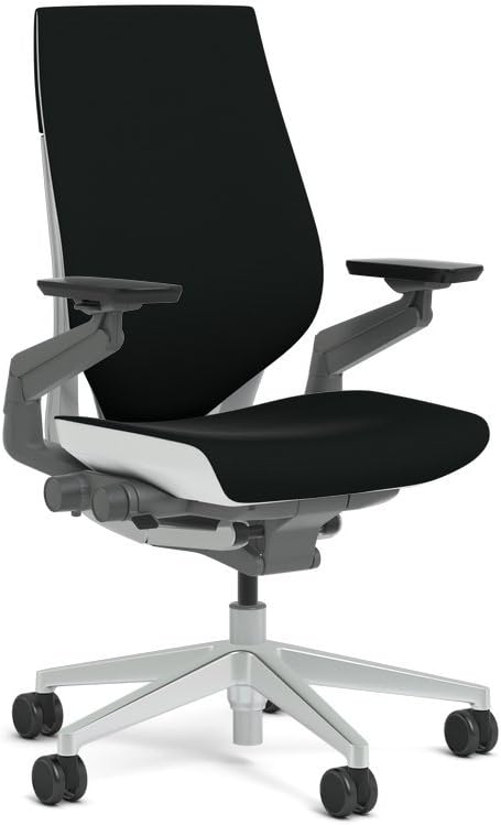 Amazon.com: Steelcase Gesture Task Chair: Wrapped Back - Platinum ...