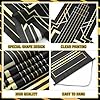 Amazon.com: RoundFunny 4 Pcs Roaring 20s Party Decorations Black and ...