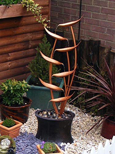 Aqua Moda Autumn Copper Cascade Solar Powered Water Feature | Garden ...