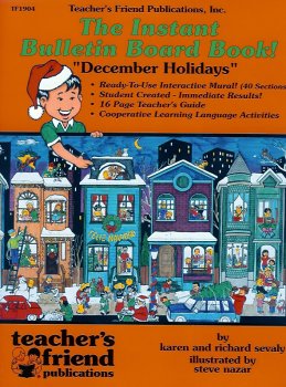 December Holidays (The instant bulletin board book!): Karen Sevaly ...