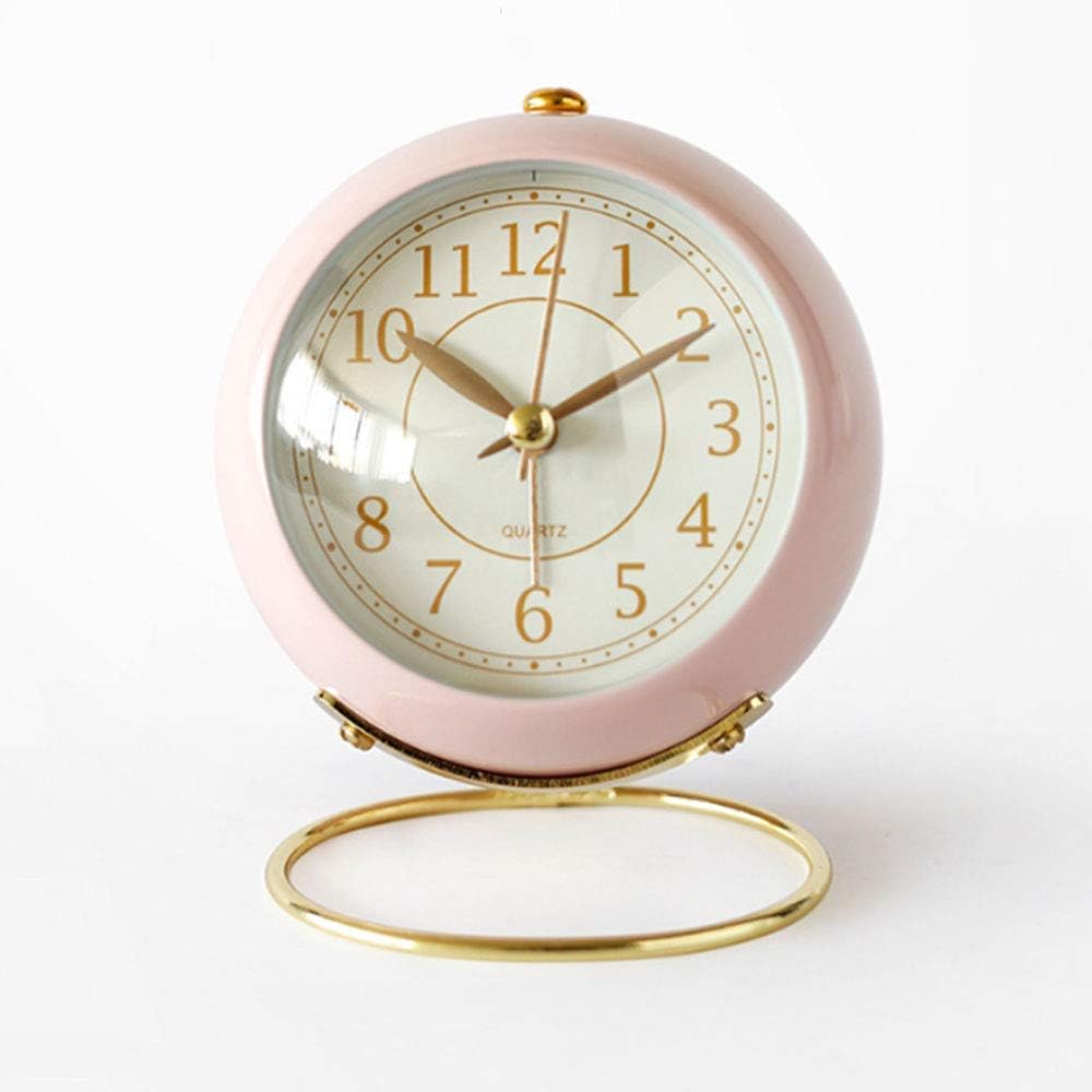 Amazon.com: JUSTUP Small Table Clocks, Classic Non-Ticking Tabletop ...