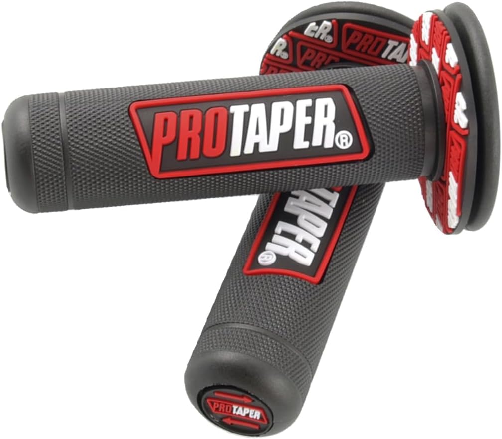 Amazon.com: PRO TAPER Pillow Top Motorcycle Grips - BLACK - CRF YFZ RMZ ...