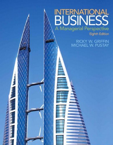International Business: A Managerial Perspective: 9780133506297 ...