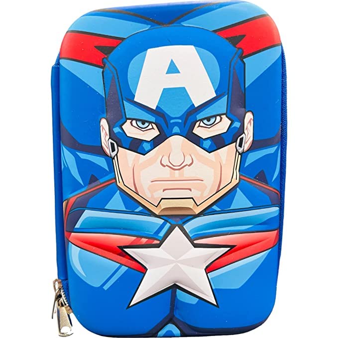 Cute Designed 3D Pouch Hardtop Case Pouch | Big Pouch for Girls Boys ...