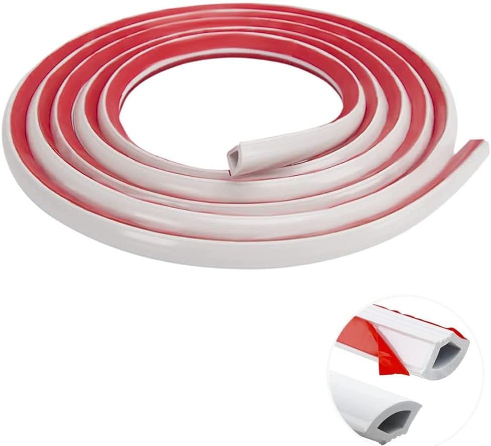 uPVC Plastic Quadrant Trim - Window/Tile Beading -13mm x 1.25m Length x ...