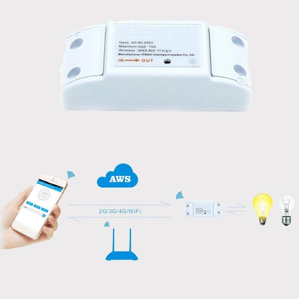 Smart WiFi Wireless Switch Intelligent Cell Phone Wireless Remote ...
